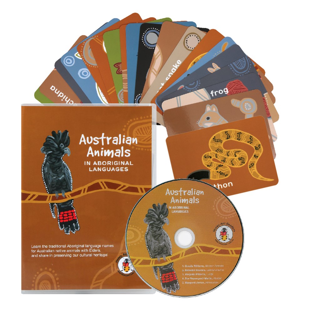 Aboriginal Language Australian Animal Cards & DVD - CleverPatch ...
