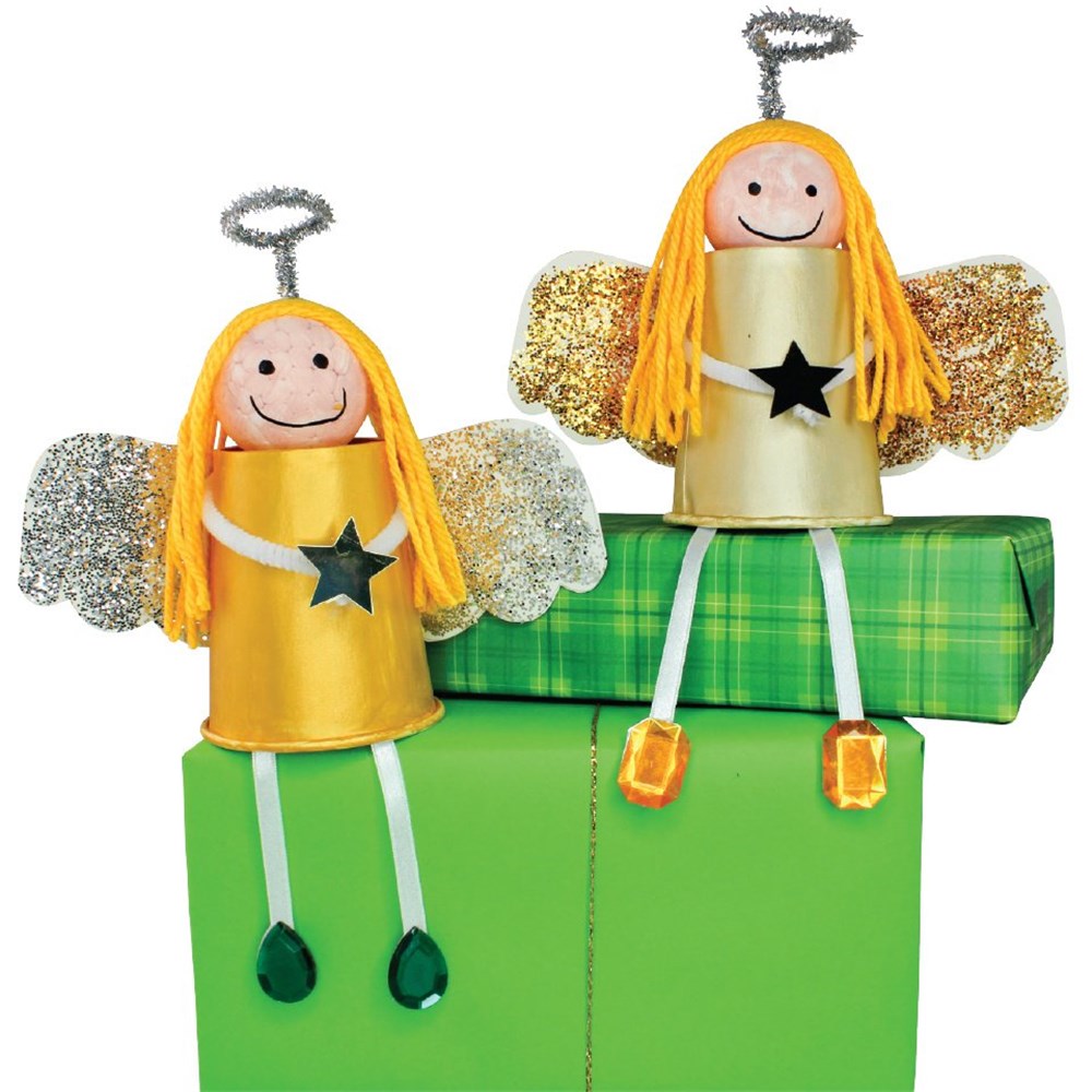 Christmas Paper Cup Angels | Christmas | CleverPatch - Art & Craft Supplies