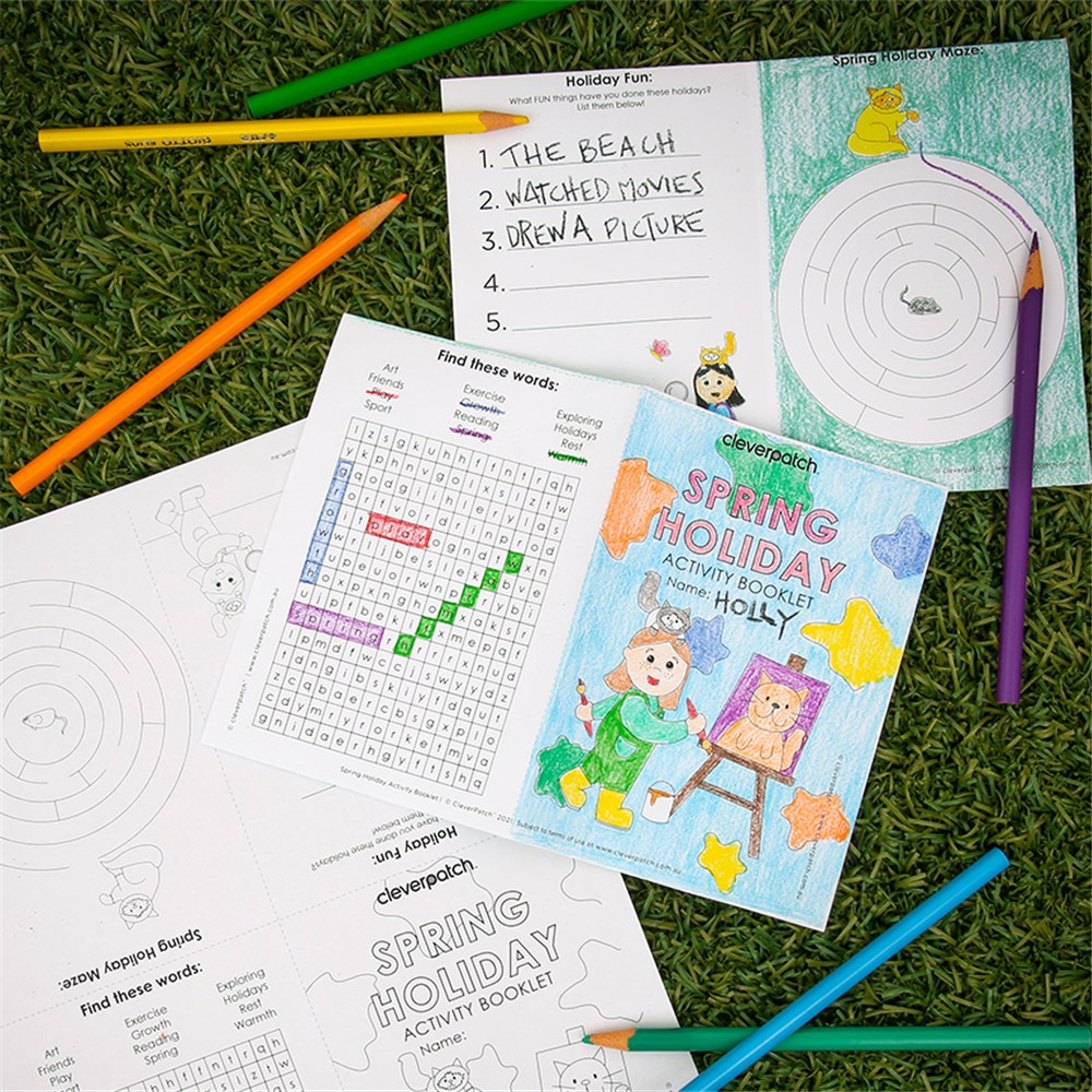 Spring Holiday Activity Booklet CleverPatch CleverPatch Art Spring Holiday Activity Booklet CleverPatch CleverPatch Art