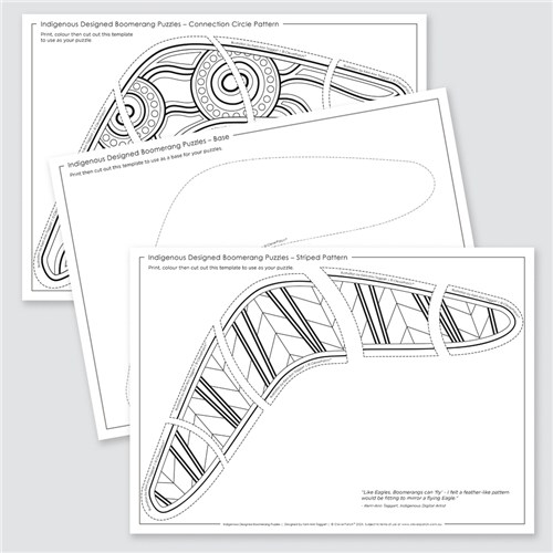 Boomerang Puzzle | NAIDOC Week | CleverPatch - Art & Craft Supplies