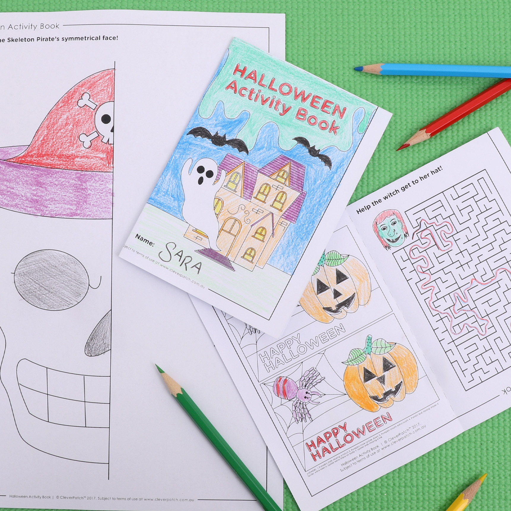Halloween Activity Booklet | Paper & Card | CleverPatch - Art & Craft ...