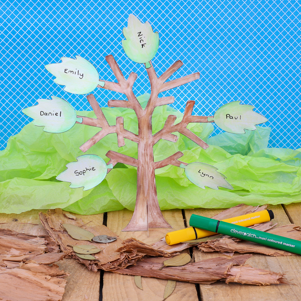 Family Tree BLM | Paper & Card | CleverPatch - Art & Craft Supplies