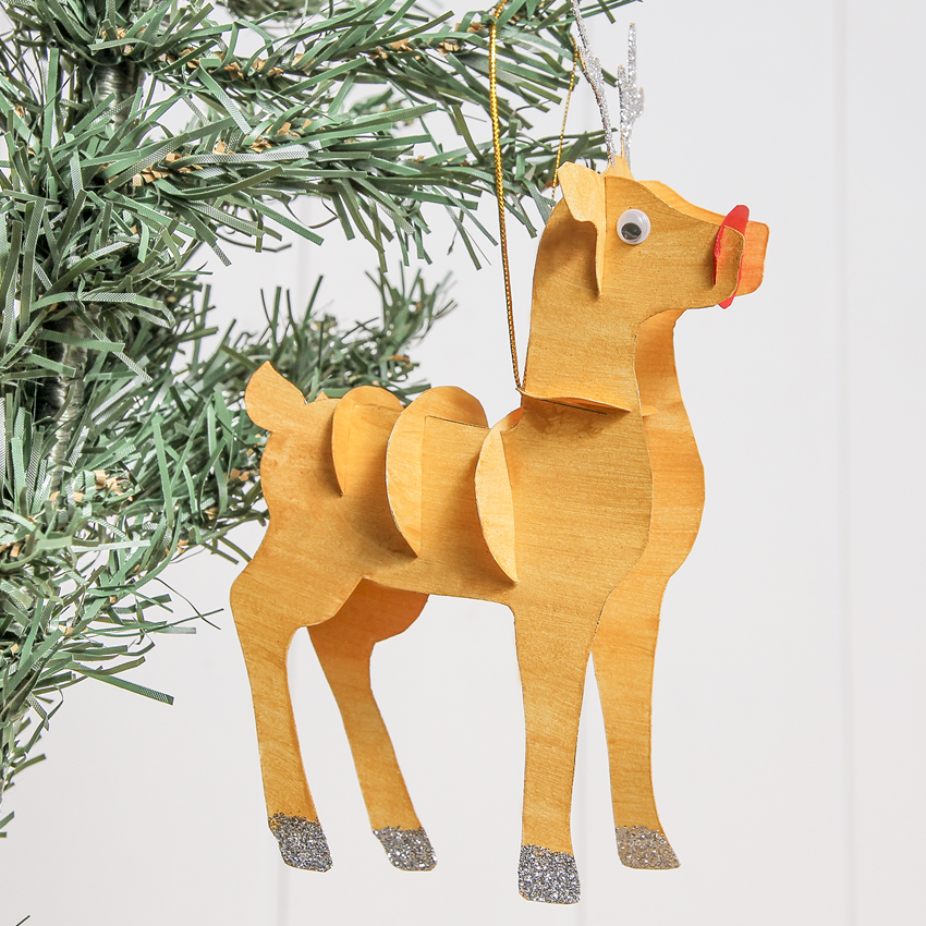Rudolf the Red Nosed 3D Reindeer | Christmas | CleverPatch - Art ...