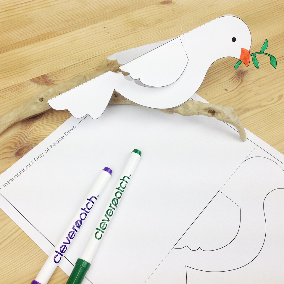International Day of Peace Dove | Paper & Card | CleverPatch - Art ...