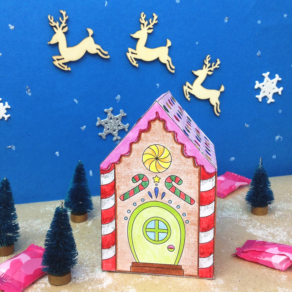 3D Gingerbread House | Christmas | CleverPatch - Art & Craft Supplies