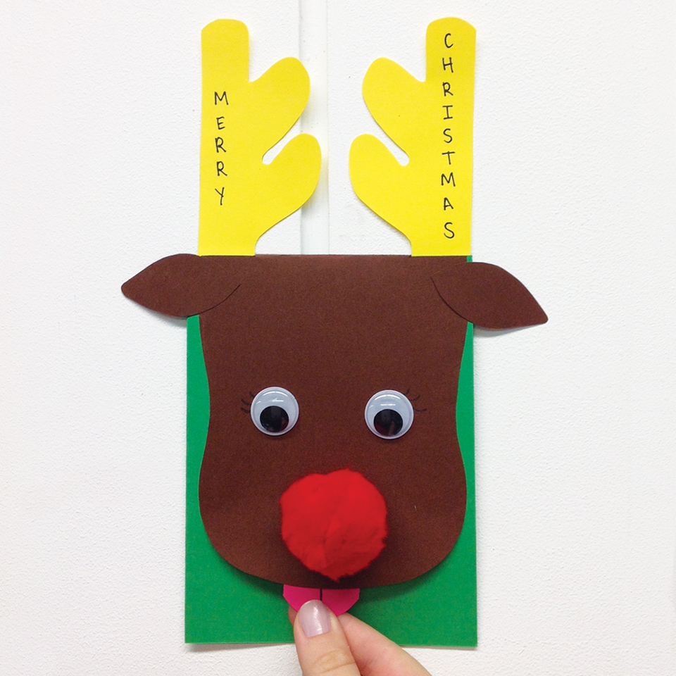 Reindeer Pop Up Card | Christmas - CleverPatch | CleverPatch - Art ...