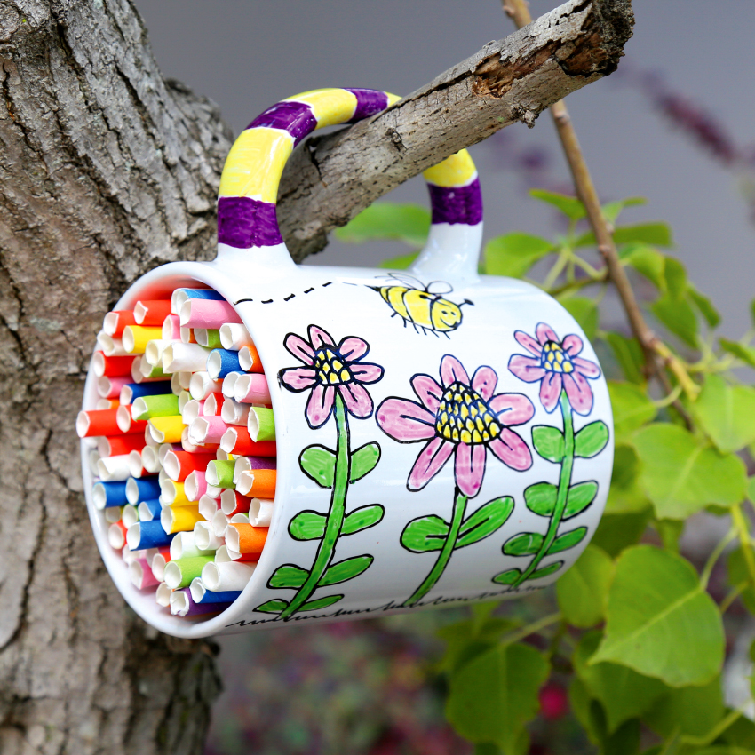 Bee Hotel | Plastic, Porcelain & Glass - CleverPatch | CleverPatch ...