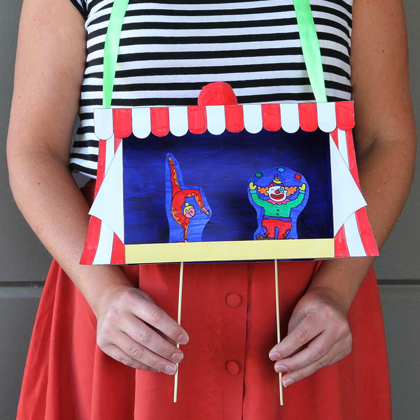 Circus Puppet Box | Masks & Puppets - CleverPatch | CleverPatch - Art ...
