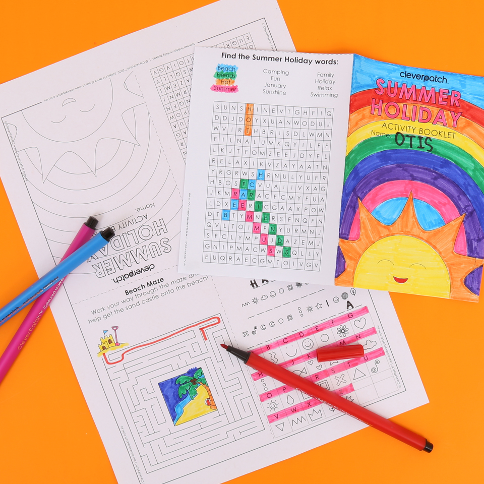 Summer Holiday Activity Booklet | Paper & Card - CleverPatch ...