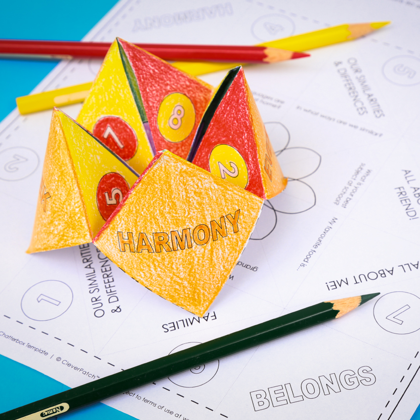 Harmony Week Chatterbox | Harmony Week - CleverPatch | CleverPatch ...