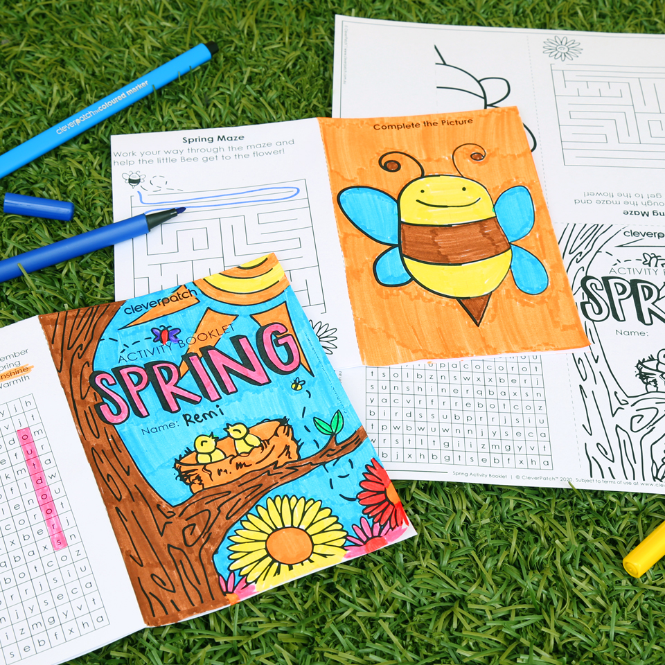 Spring Activity Booklet | Paper & Card - CleverPatch | CleverPatch ...