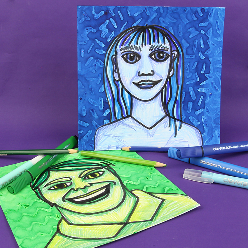 Monochromatic Self-Portraits | Harmony Week - CleverPatch | CleverPatch ...