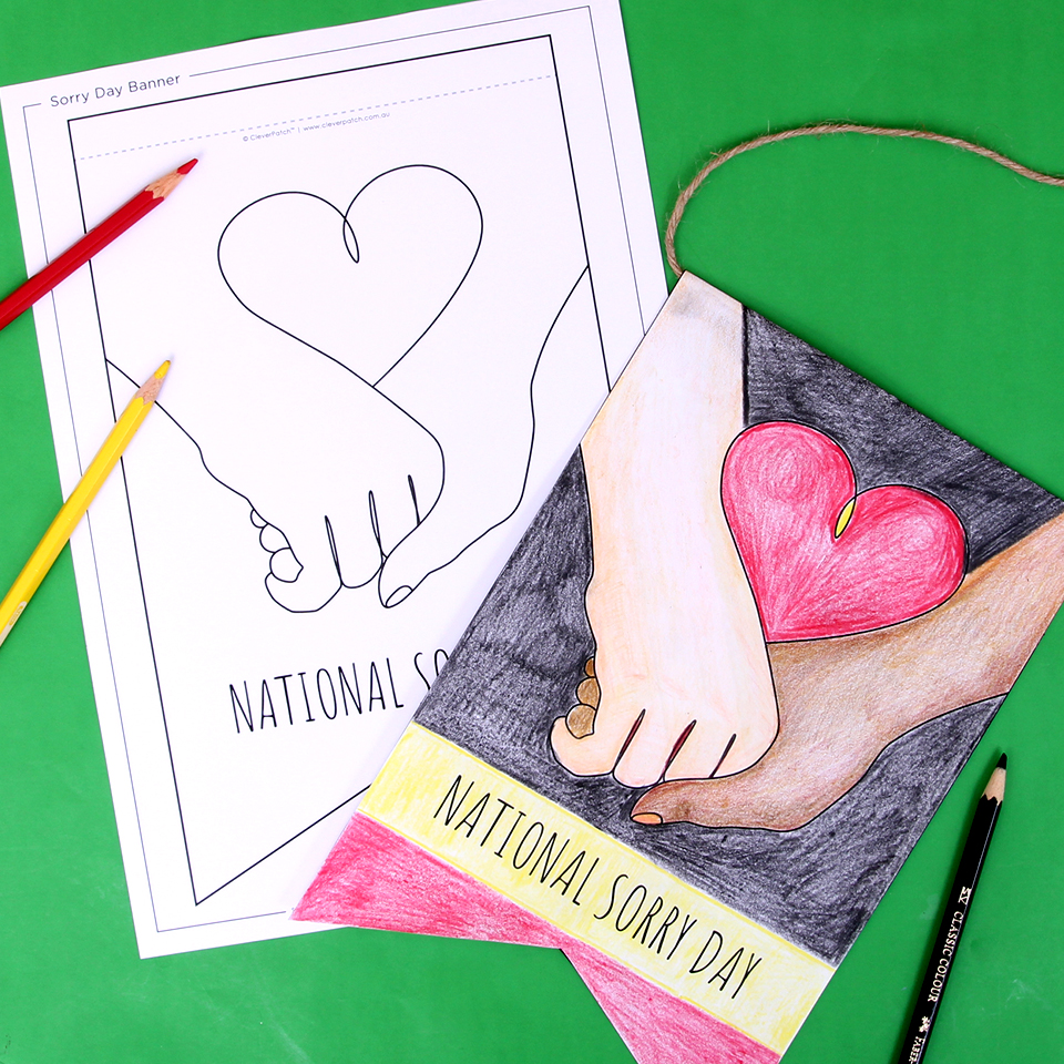 Sorry Day Banner | Paper & Card - CleverPatch | CleverPatch - Art ...