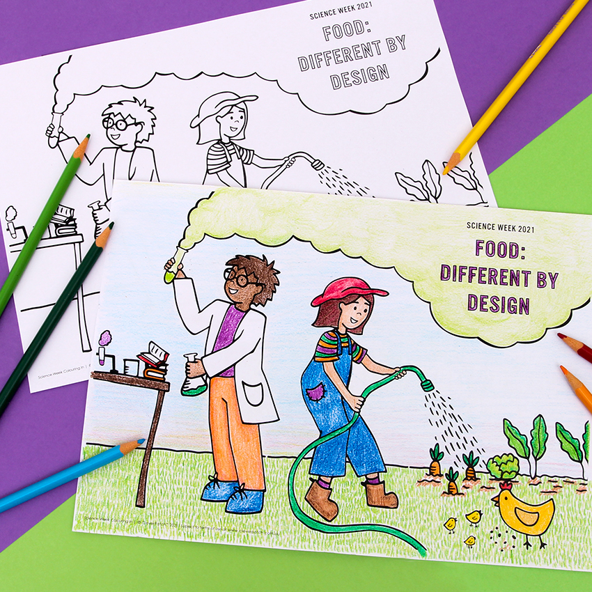 Science Week - Colouring In Sheet | Paper & Card - CleverPatch ...