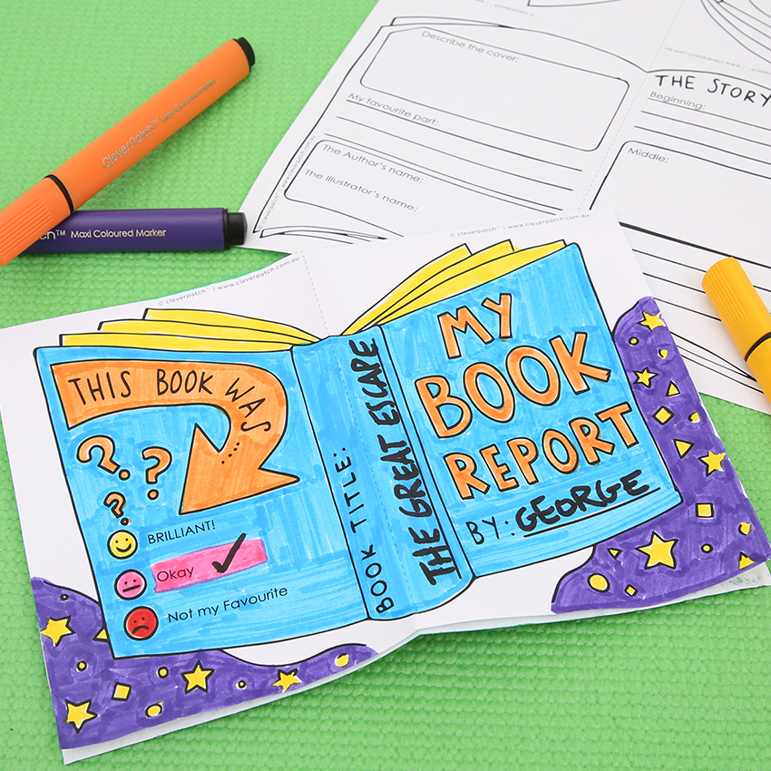 My Book Report Activity Sheet | Book Week - CleverPatch | CleverPatch ...