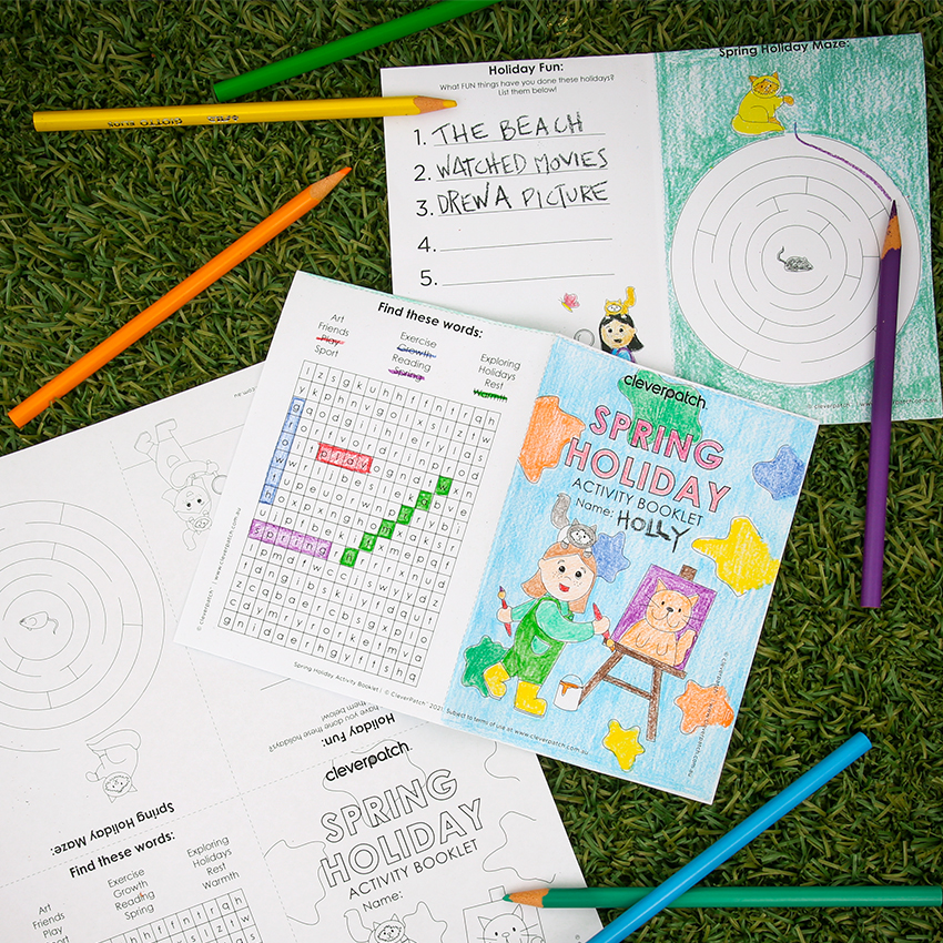 Spring Holiday Activity Booklet - CleverPatch | CleverPatch - Art ...