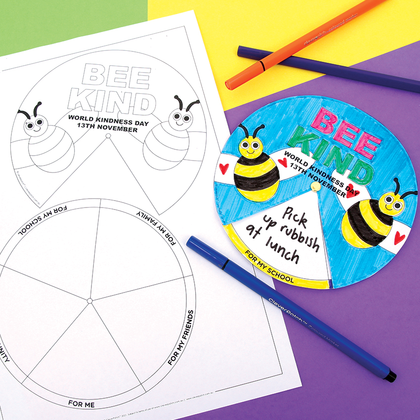 Acts of Kindness Wheel - CleverPatch | CleverPatch - Art & Craft Supplies