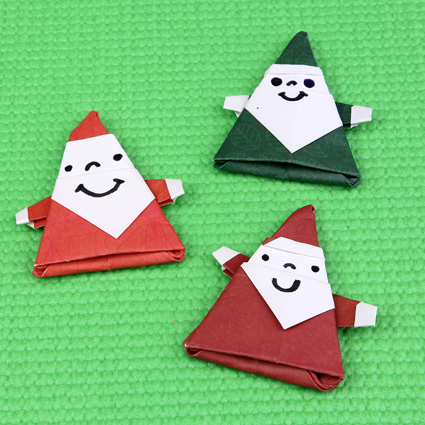 Origami Santa | Christmas - CleverPatch | CleverPatch - Art & Craft ...