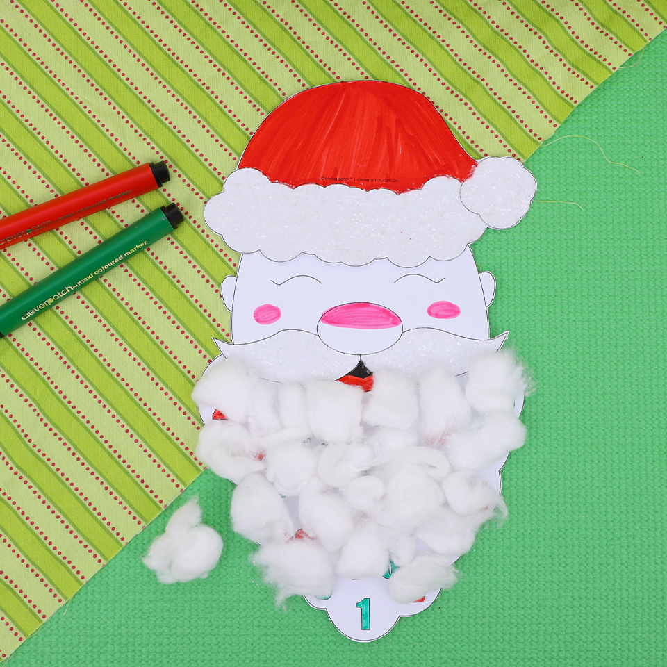 Santa Advent Calendar | Christmas - CleverPatch | CleverPatch - Art ...