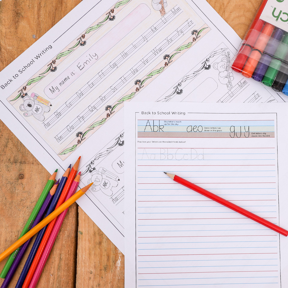 Back To School Writing | Back To School - CleverPatch | CleverPatch ...