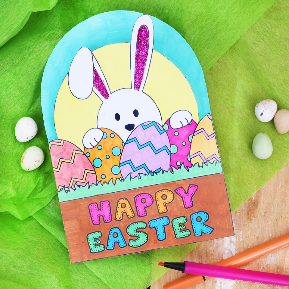 Easter Bunny Card | Paper & Card - CleverPatch | CleverPatch - Art ...