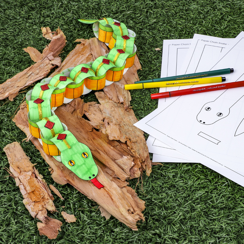 World Snake Day - Paper Chain Snake | Paper & Card - CleverPatch ...