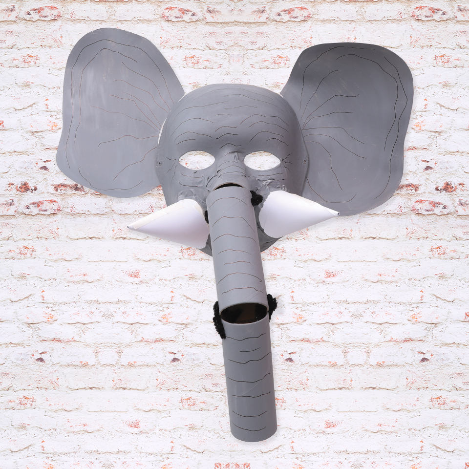 Elephant Mask Cardboard