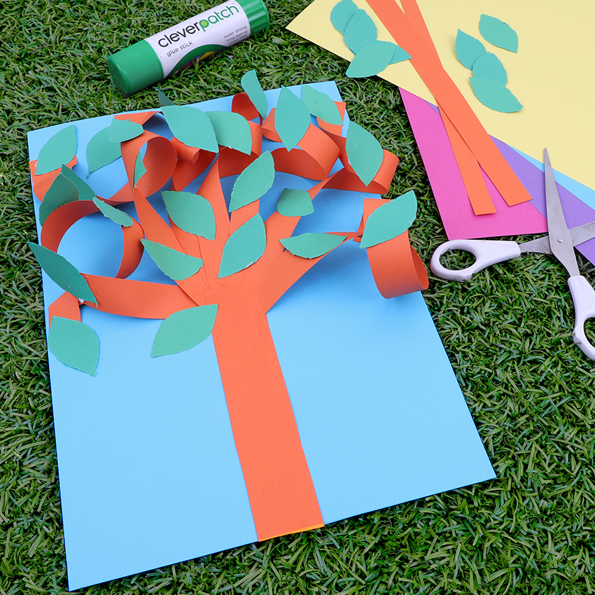 Curly Twirly Tree | Paper & Card - CleverPatch | CleverPatch - Art ...