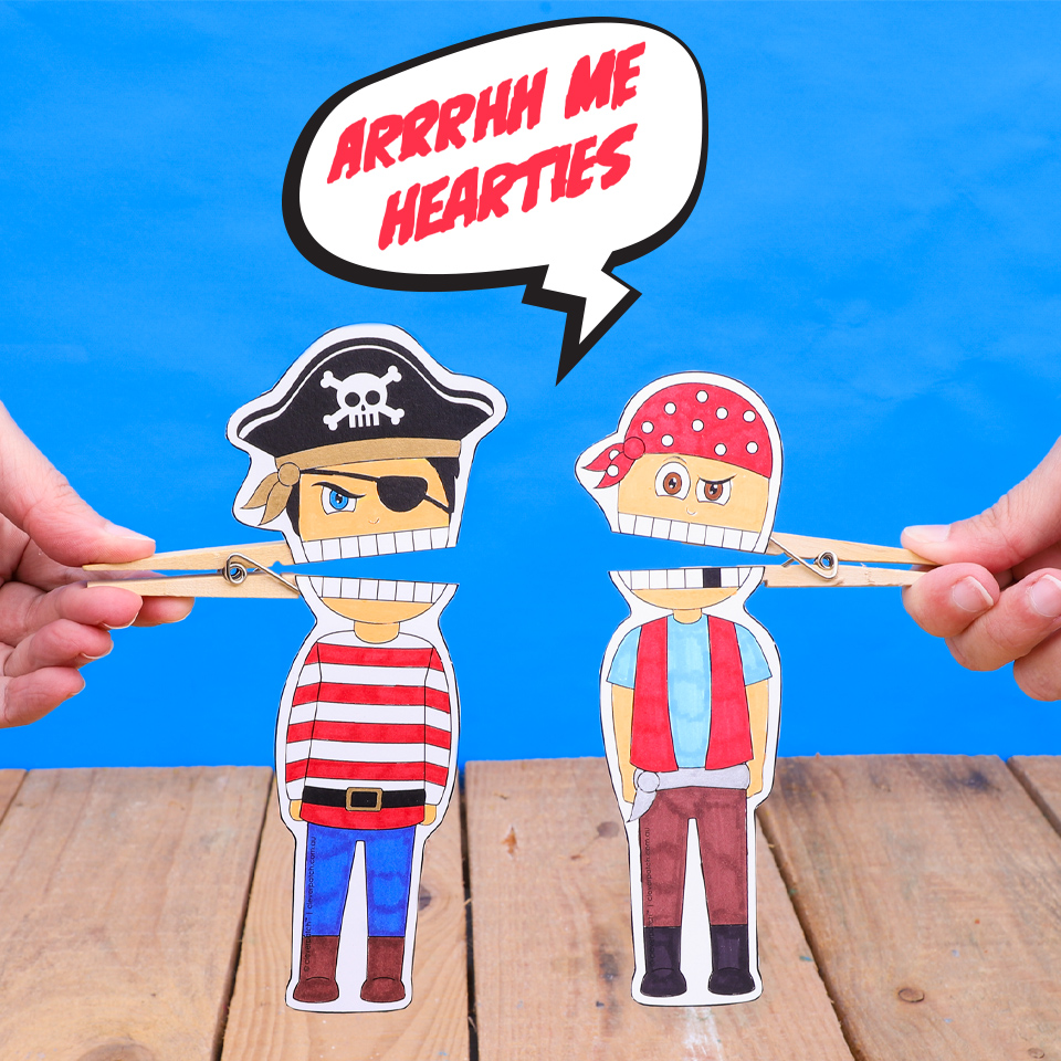Peg Pirates | Paper & Card - CleverPatch | CleverPatch - Art & Craft ...