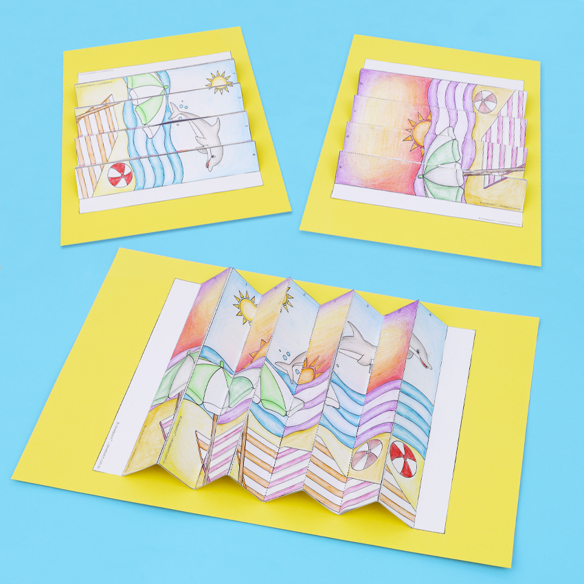 Optical Illusion Summer Scenes | Paper & Card - CleverPatch ...