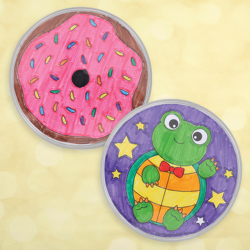 Design Your Own Coasters - Templates | Blackline Masters - CleverPatch ...