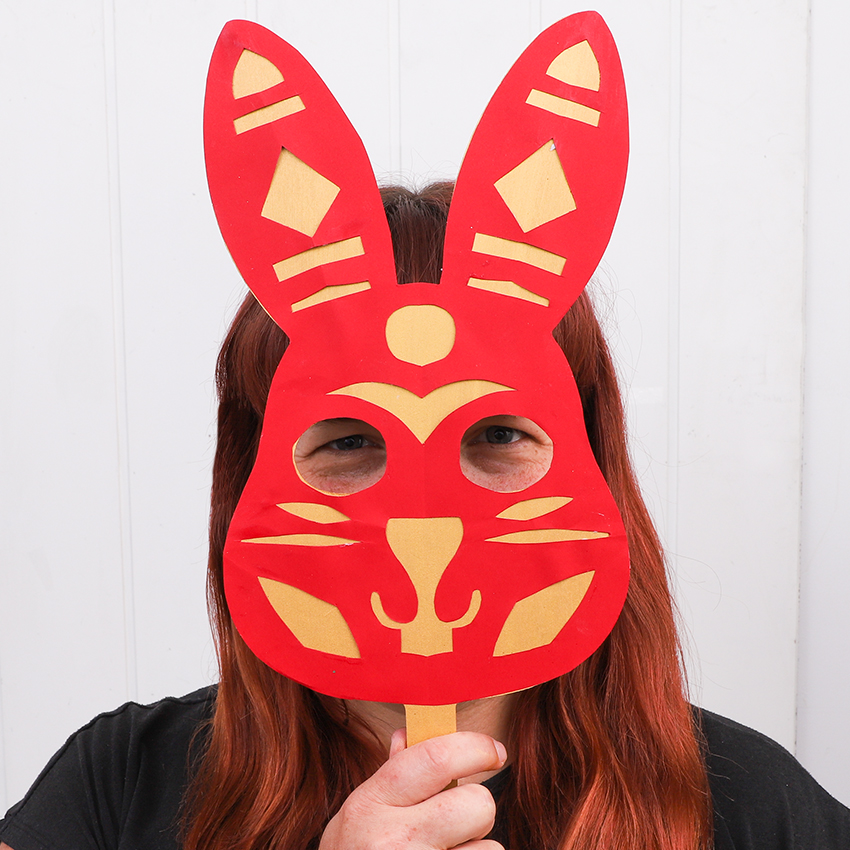 'Year of the Rabbit' Mask | Chinese New Year - CleverPatch ...