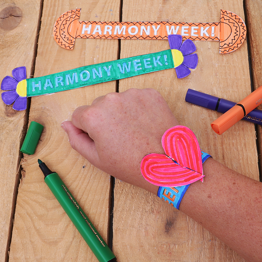 Harmony Week Paper Bracelets | Paper & Card - CleverPatch | CleverPatch ...