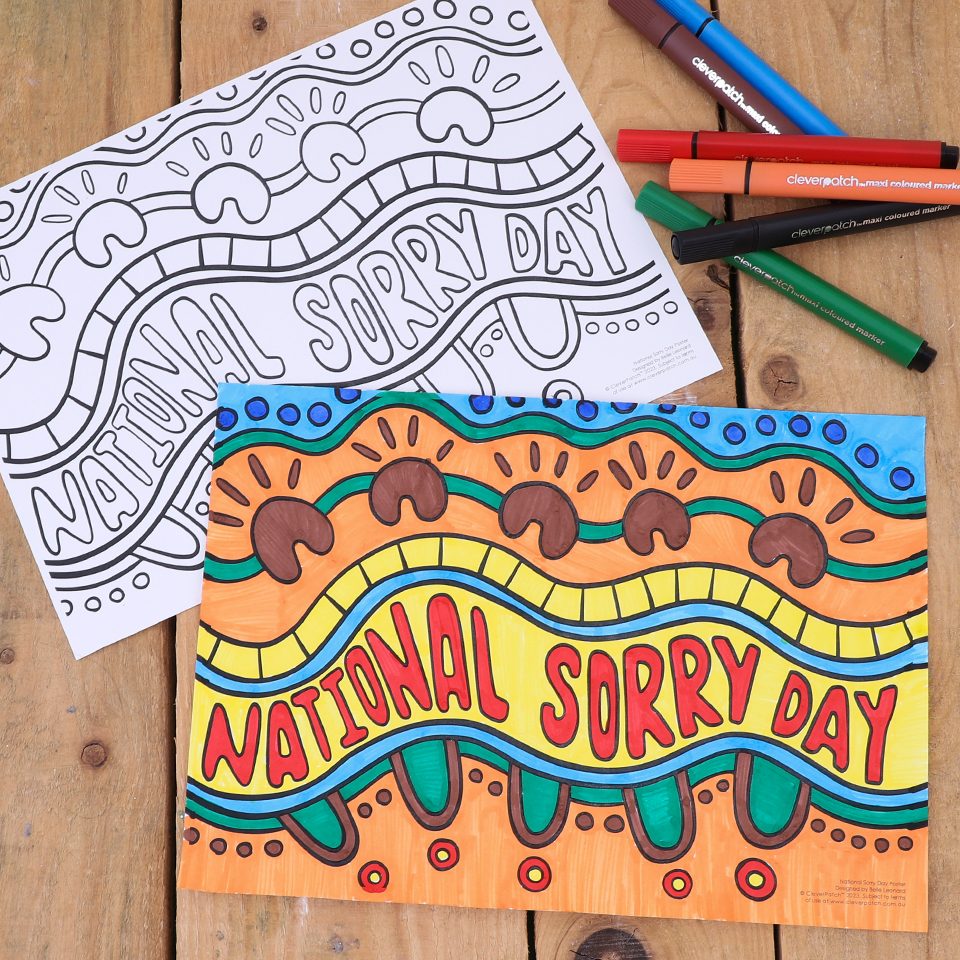 National Sorry Day Poster | Paper & Card - CleverPatch | CleverPatch ...