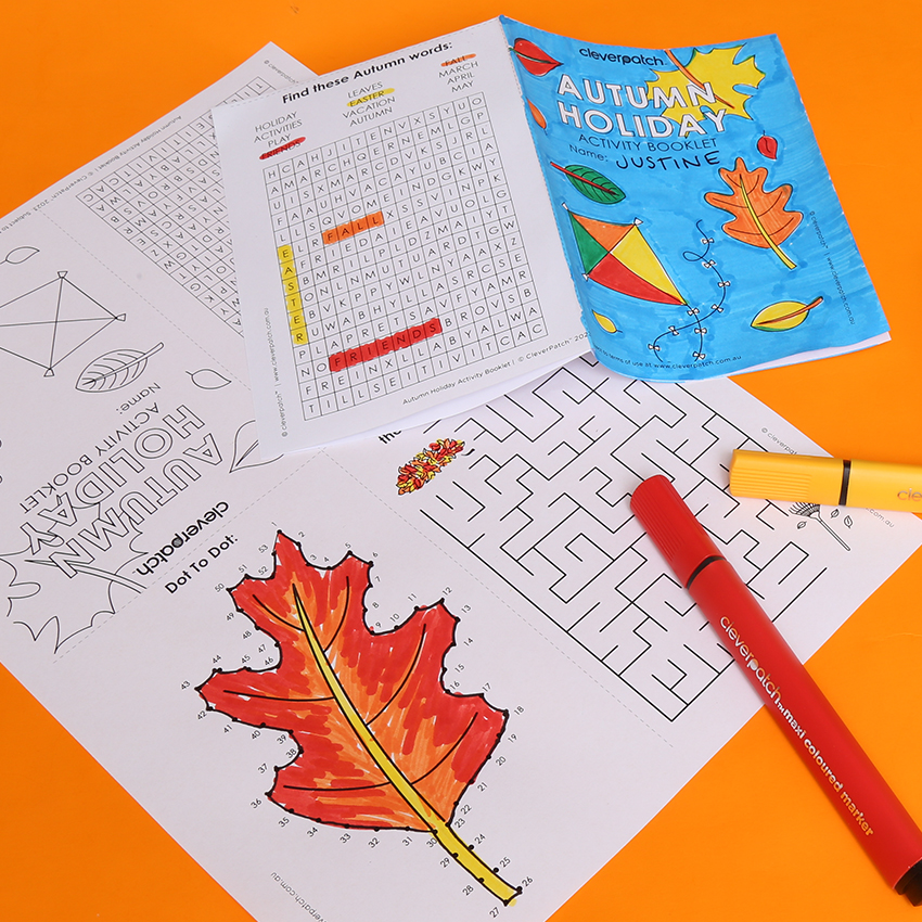Autumn Holiday Activity Booklet | Paper & Card - CleverPatch ...