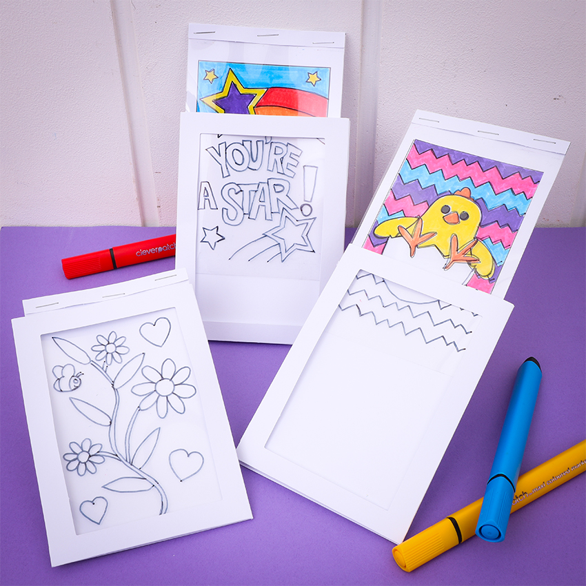 Magic Picture Reveal Frame Templates | Paper & Card - CleverPatch ...