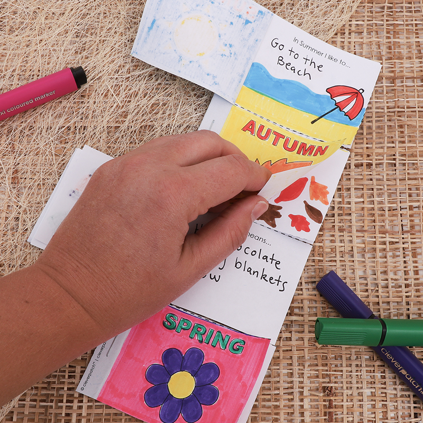 Seasons Flip Book | Paper & Card - CleverPatch | CleverPatch - Art ...