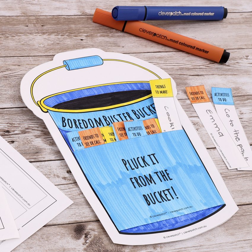 Boredom Buster Bucket! | Paper & Card - | CleverPatch - Art & Craft ...