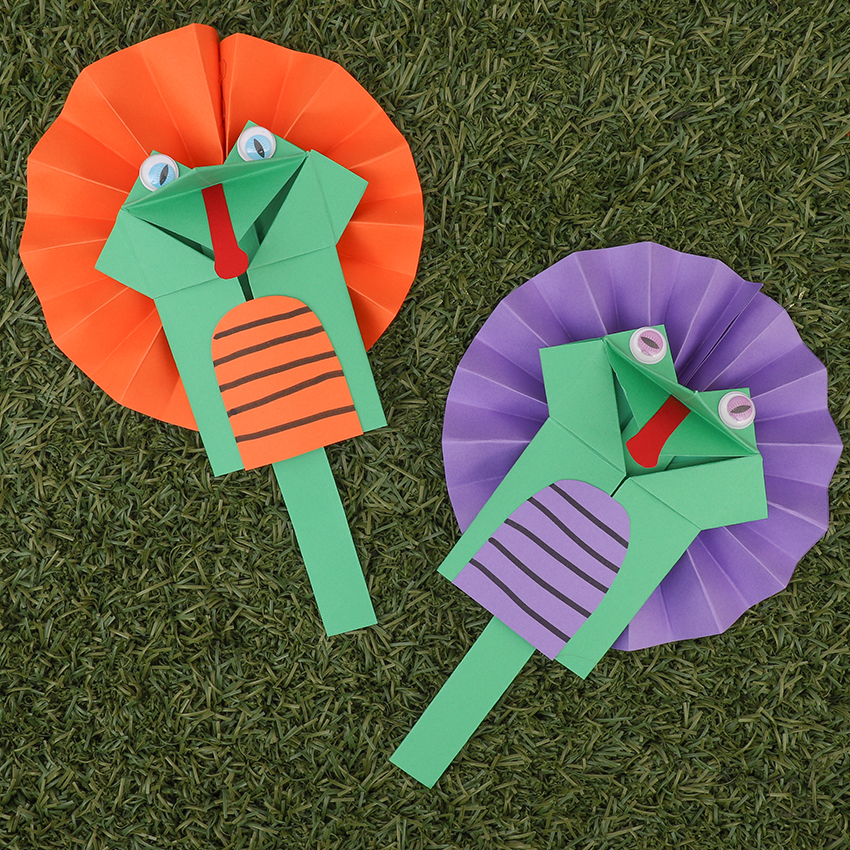 CleverPatch Crafternoons: Frilled Lizard Puppet | Masks & Puppets ...
