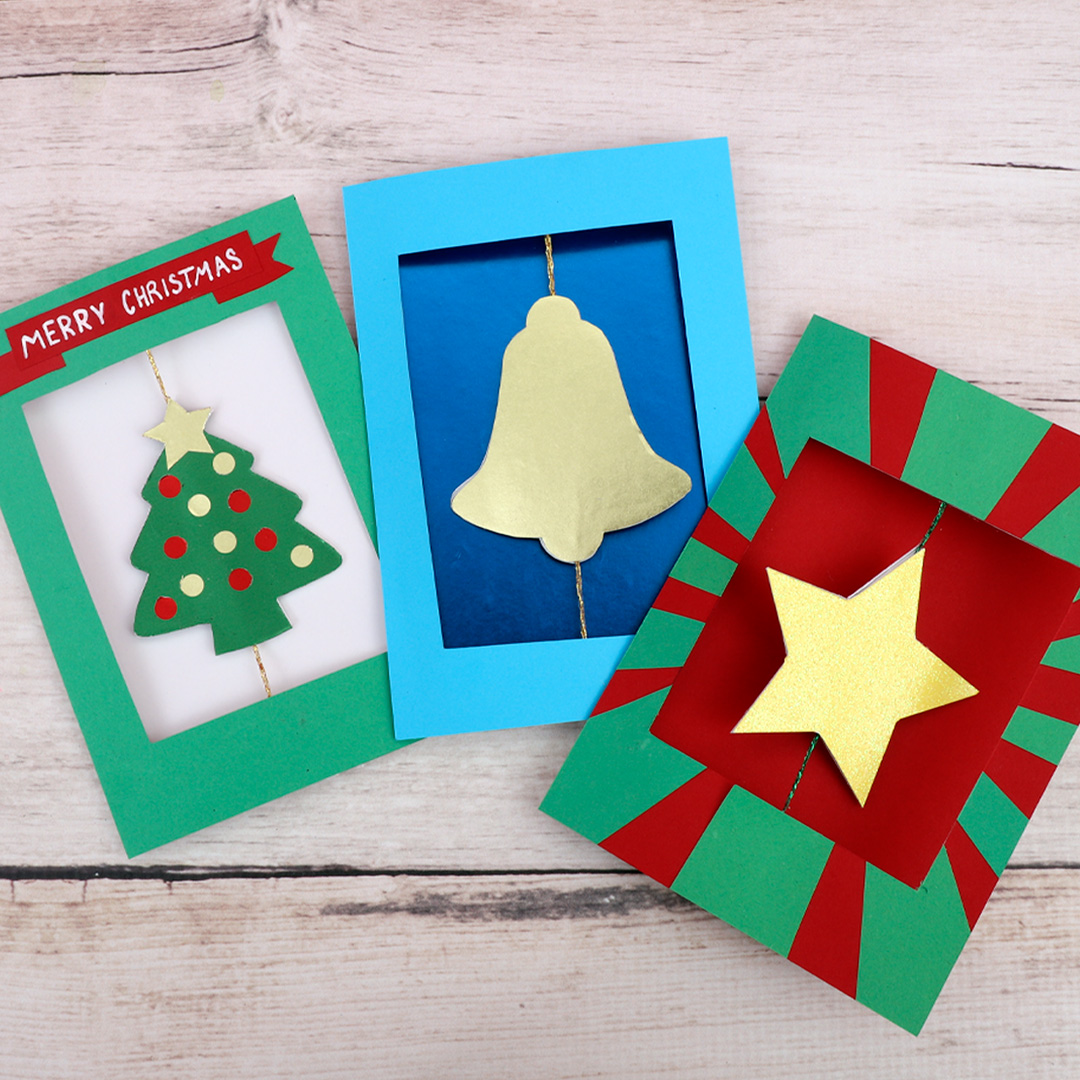 Spinning Christmas Card | Christmas - | CleverPatch - Art & Craft Supplies