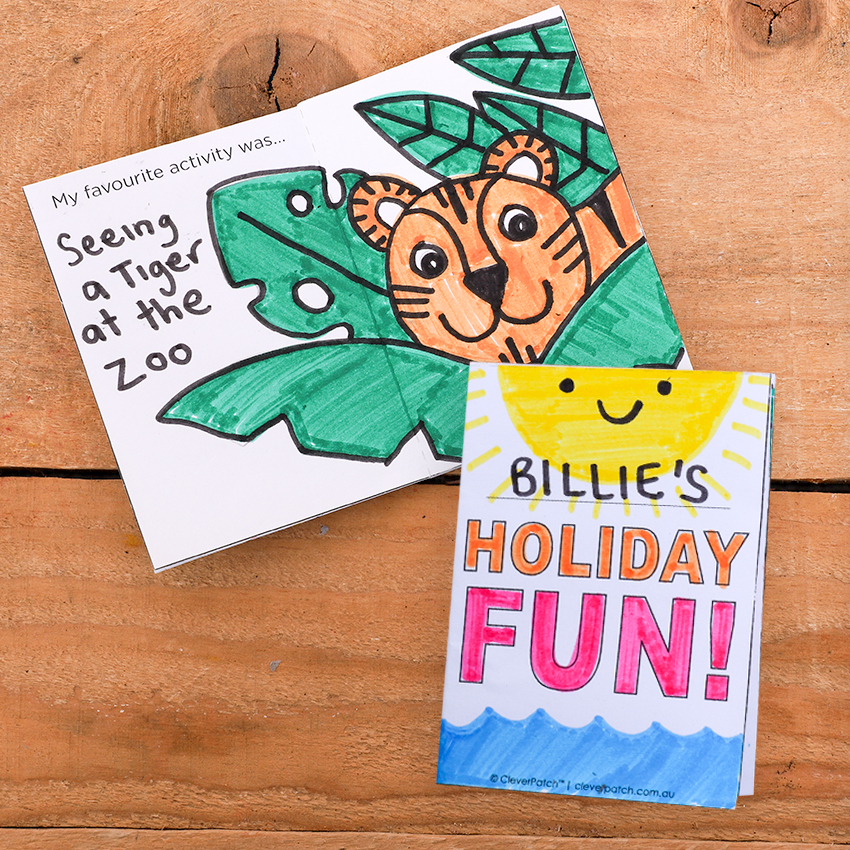 Mini Book - My Holiday | Paper & Card - | CleverPatch - Art & Craft ...