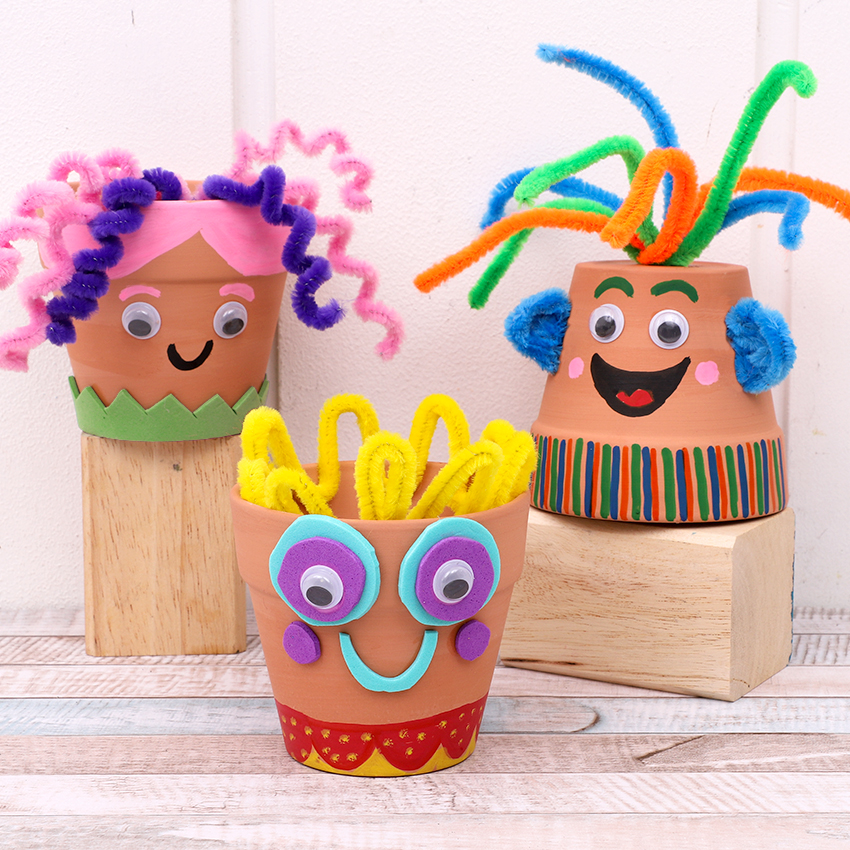 Terracotta Pot Pals | Ceramic & Terracotta - | CleverPatch - Art ...
