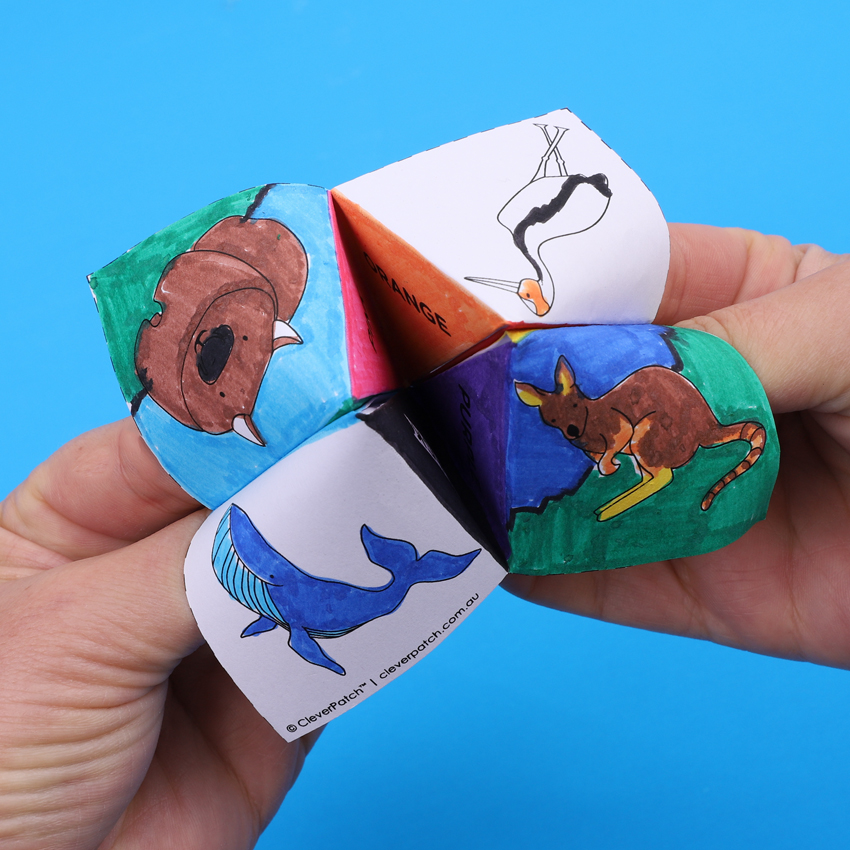 Aussie Animals in Winter Chatterbox | Paper & Card - Clever Patch ...