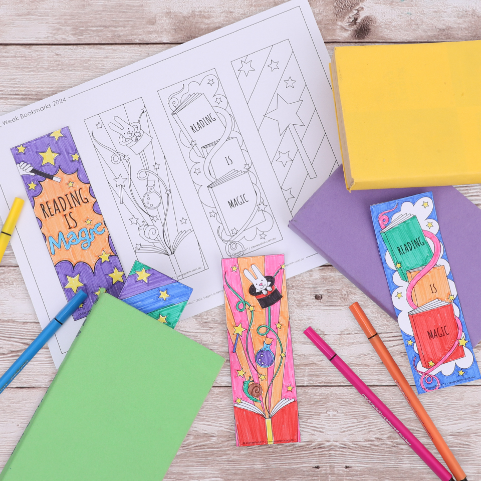 Book Week Bookmarks 2024 | Book Week - Clever Patch | CleverPatch - Art ...