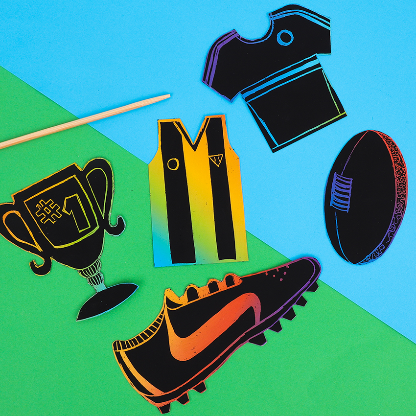 Scratch Board Footy Finals | Scratch Board - Clever Patch | CleverPatch ...