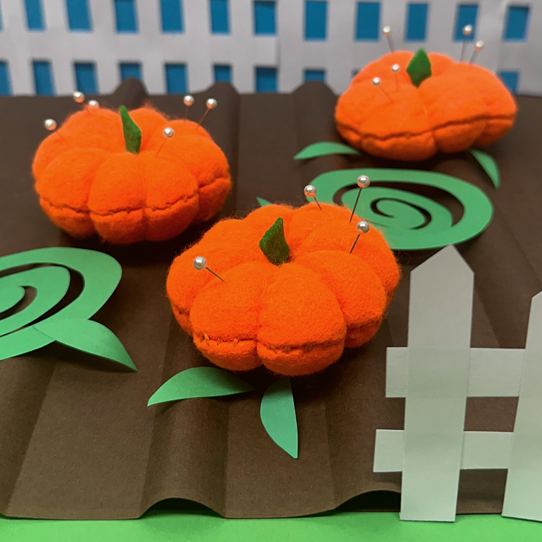 Pumpkin Pin Cushion | Sewing & Textiles - Clever Patch | CleverPatch ...
