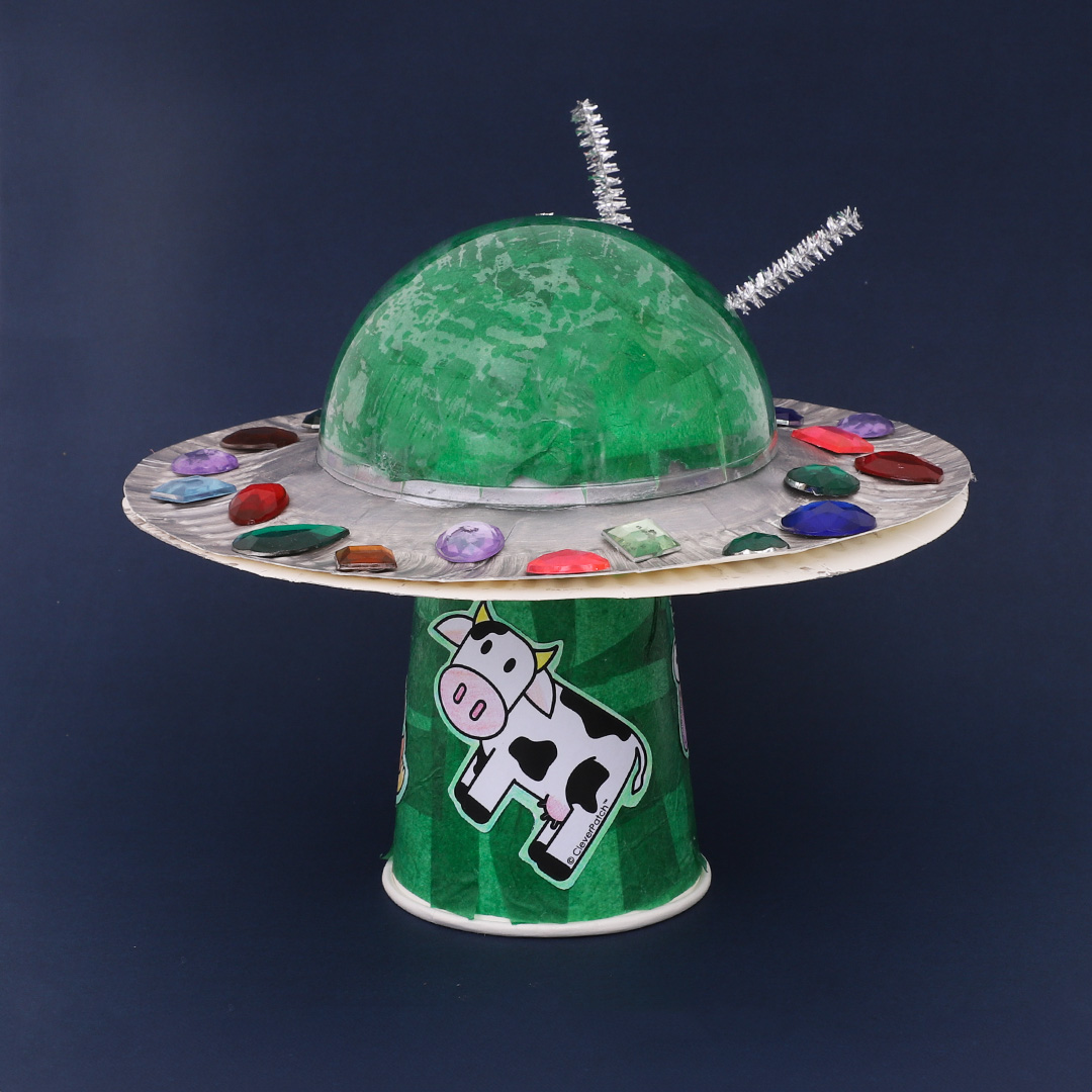 Glowing UFO | Paper & Card - Clever Patch | CleverPatch - Art & Craft ...