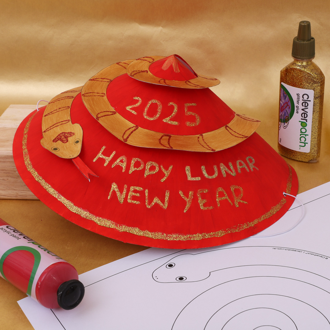Year of the Snake Oriental Hat | Chinese New Year - Clever Patch ...