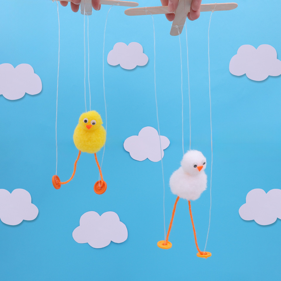 Chicken Puppet | Easter - Clever Patch | CleverPatch - Art & Craft Supplies
