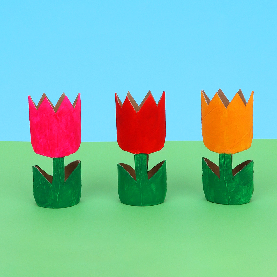Cardboard Roll Tulip | Mother's Day - Clever Patch | CleverPatch - Art ...